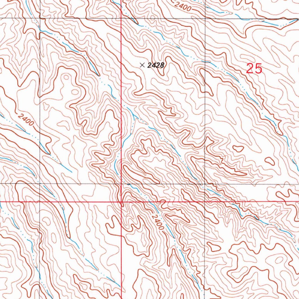 Simons Butte, MT (1982, 24000-Scale) Map by United States Geological ...