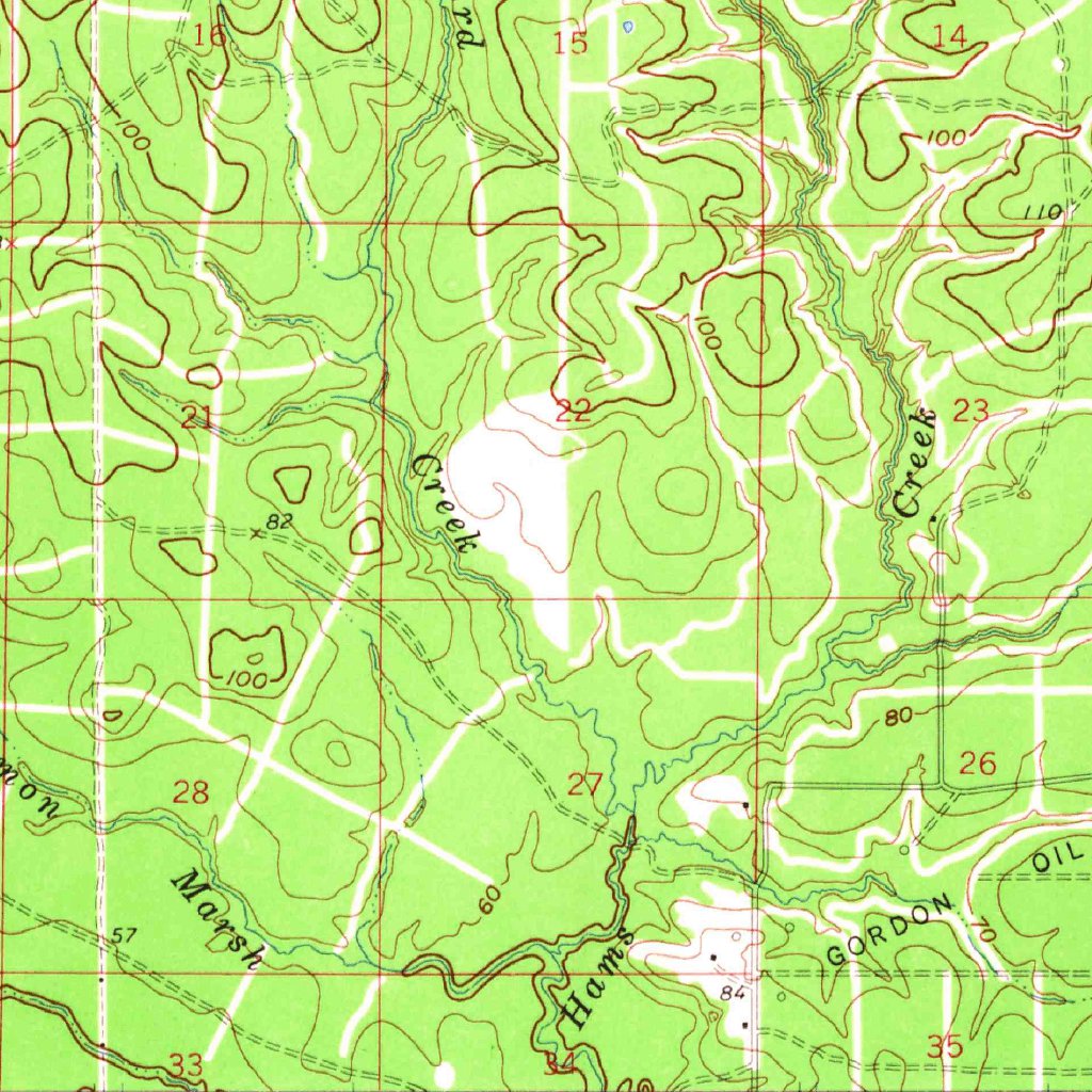 Singer, LA (1961, 62500-Scale) Map by United States Geological Survey ...