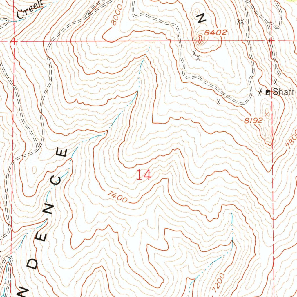 Singletree Creek, NV (1958, 24000-Scale) Map by United States ...