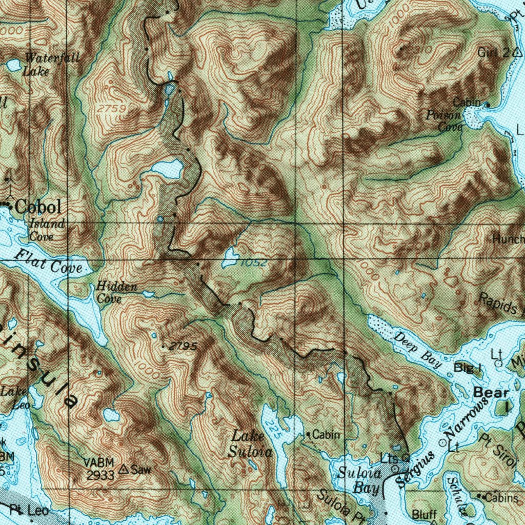 Sitka, AK (1951, 250000-Scale) Map by United States Geological Survey ...
