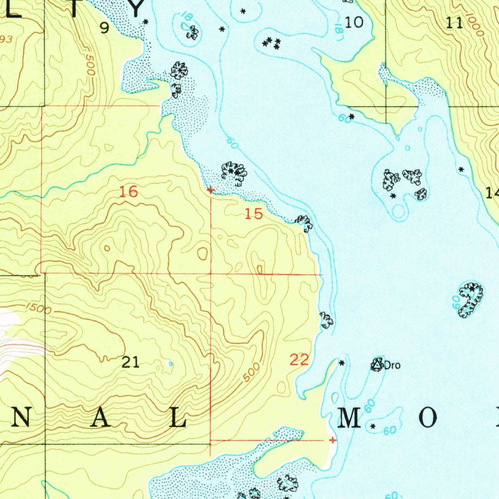 Sitka B-1, AK (1951, 63360-Scale) Map by United States Geological ...