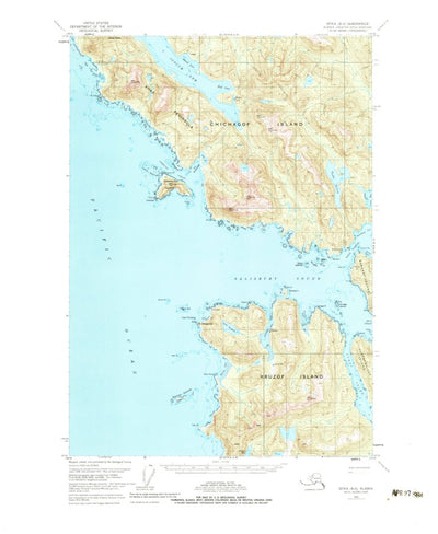 Sitka B-6, AK (1951, 63360-Scale) Map by United States Geological ...