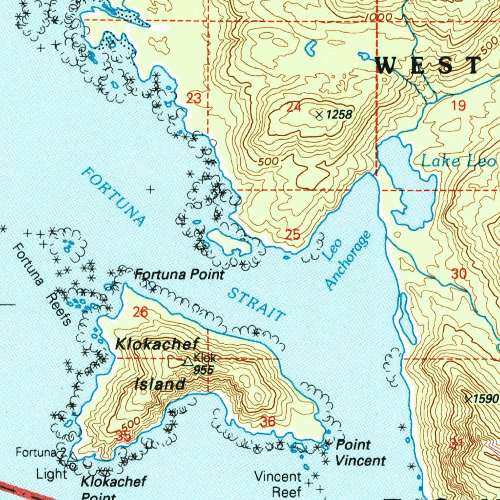 Sitka B-6, AK (1996, 63360-Scale) Map by United States Geological ...