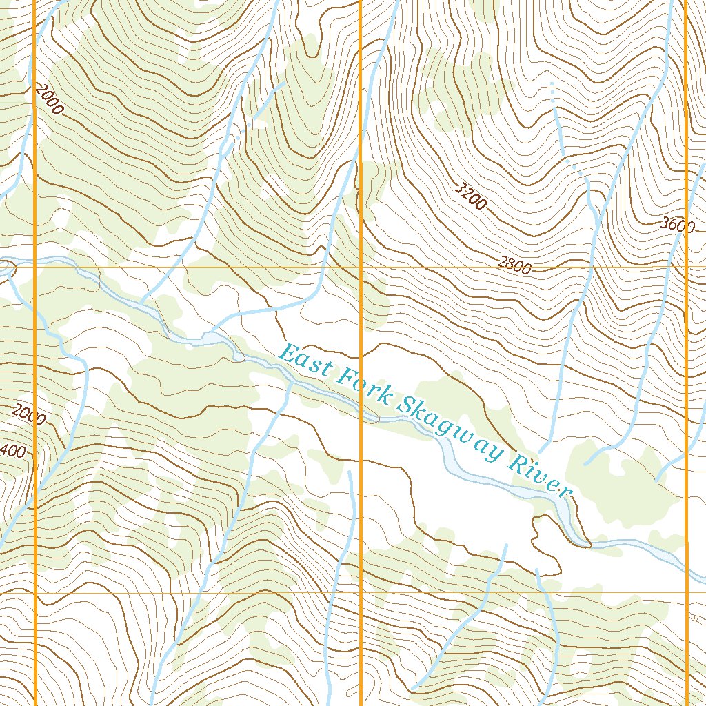 Skagway B-1 NE, AK (2021, 25000-Scale) Map by United States Geological ...