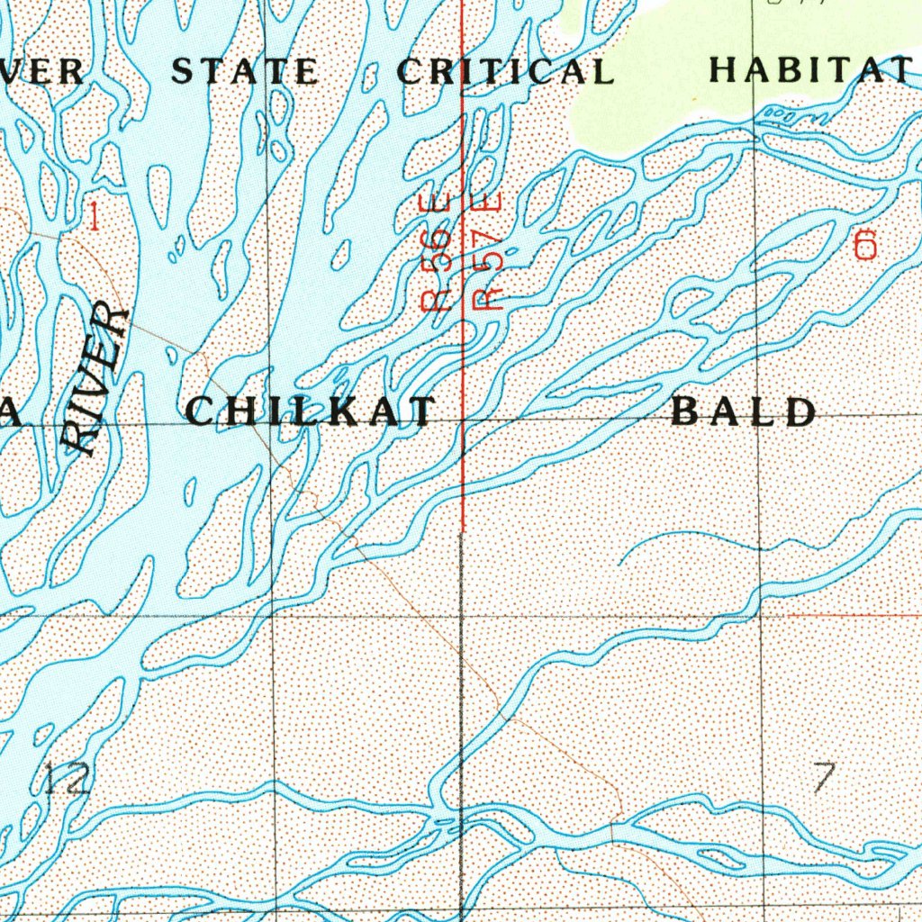 Skagway B-3 NE, AK (1991, 25000-Scale) Map by United States Geological ...