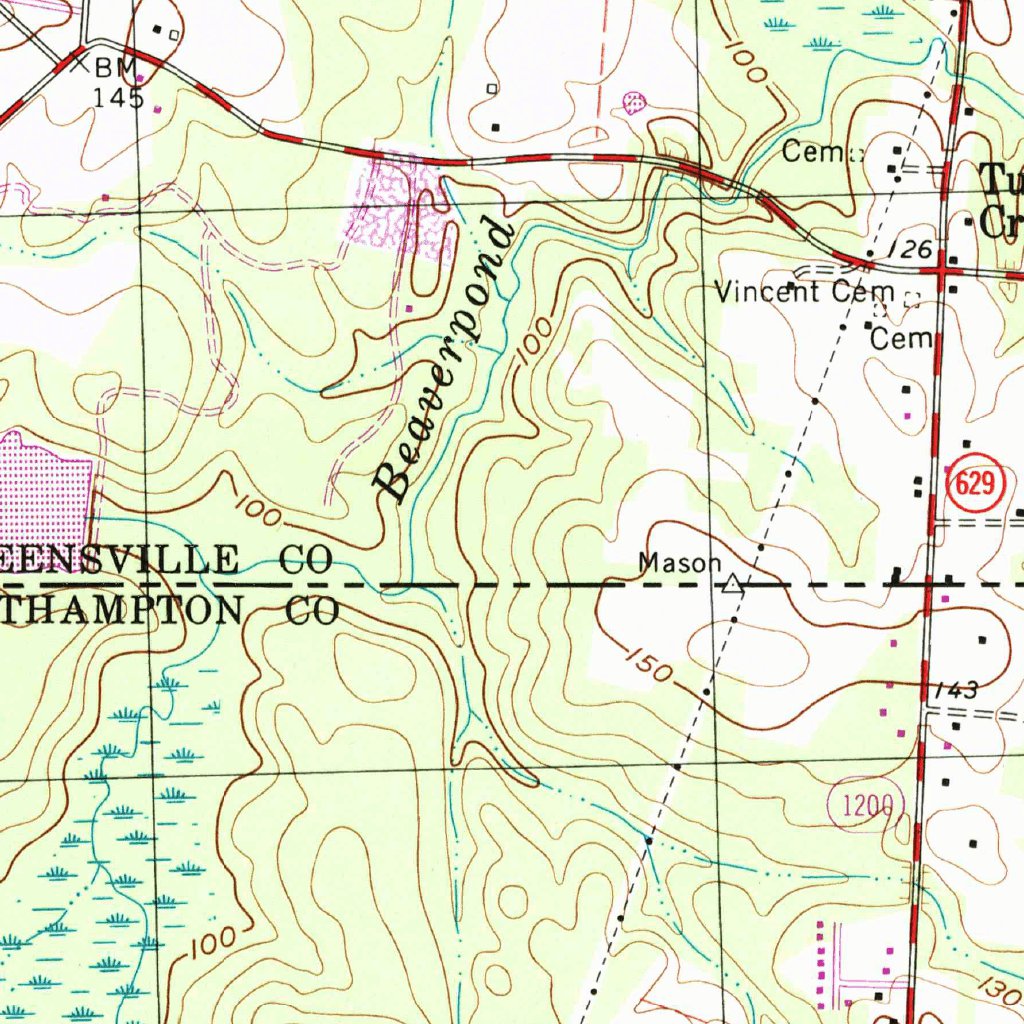 Skippers, VA-NC (1997, 24000-Scale) Map by United States Geological ...