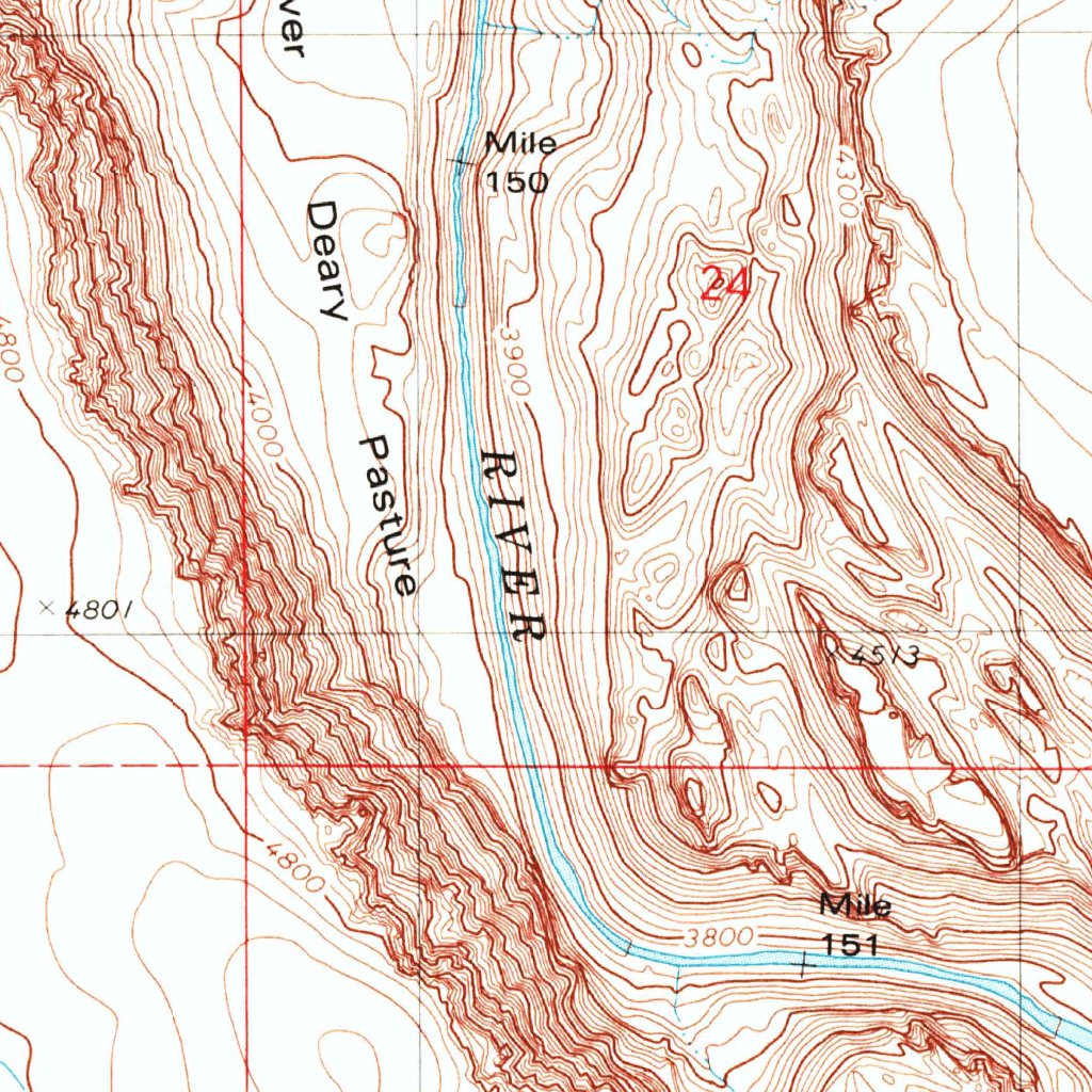 Skull Creek, OR (1980, 24000-Scale) Map by United States Geological ...