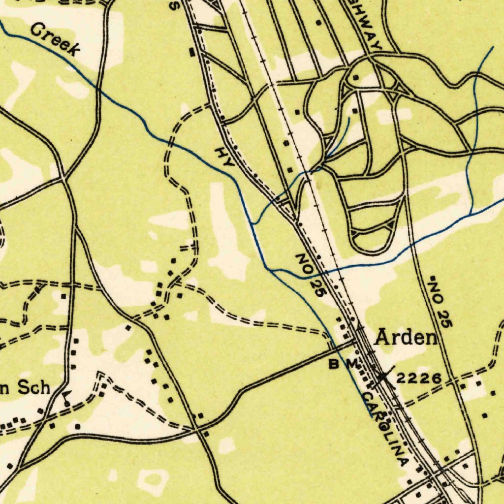 Skyland, NC (1936, 24000-Scale) Map by United States Geological Survey ...
