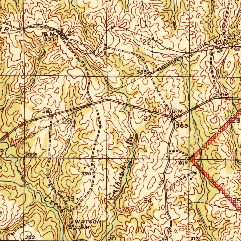 Slagle, LA (1944, 62500-Scale) Map by United States Geological Survey ...