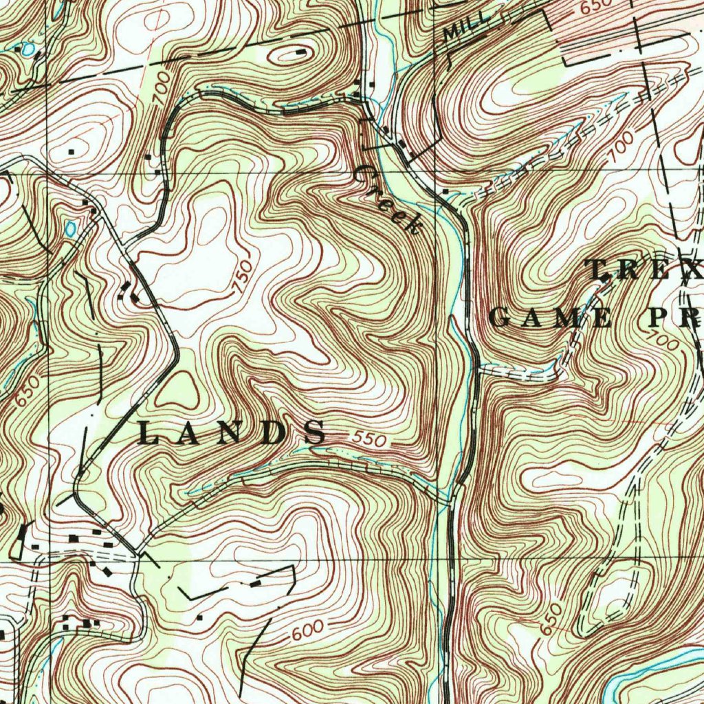 Slatedale, PA (1999, 24000-Scale) Map by United States Geological ...