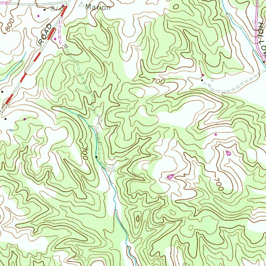 Slayden, TN (1958, 24000-Scale) Map by United States Geological Survey ...