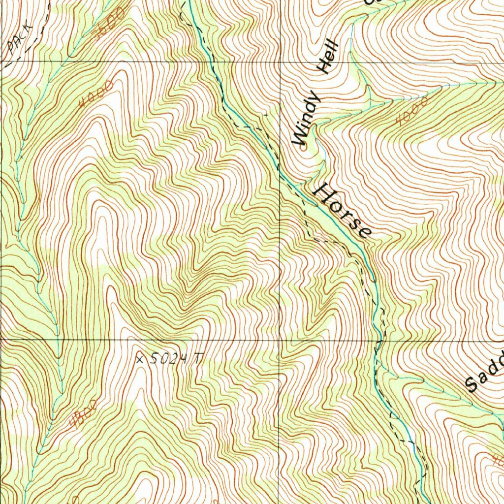 Sleepy Ridge, OR (1990, 24000-Scale) Map by United States Geological ...