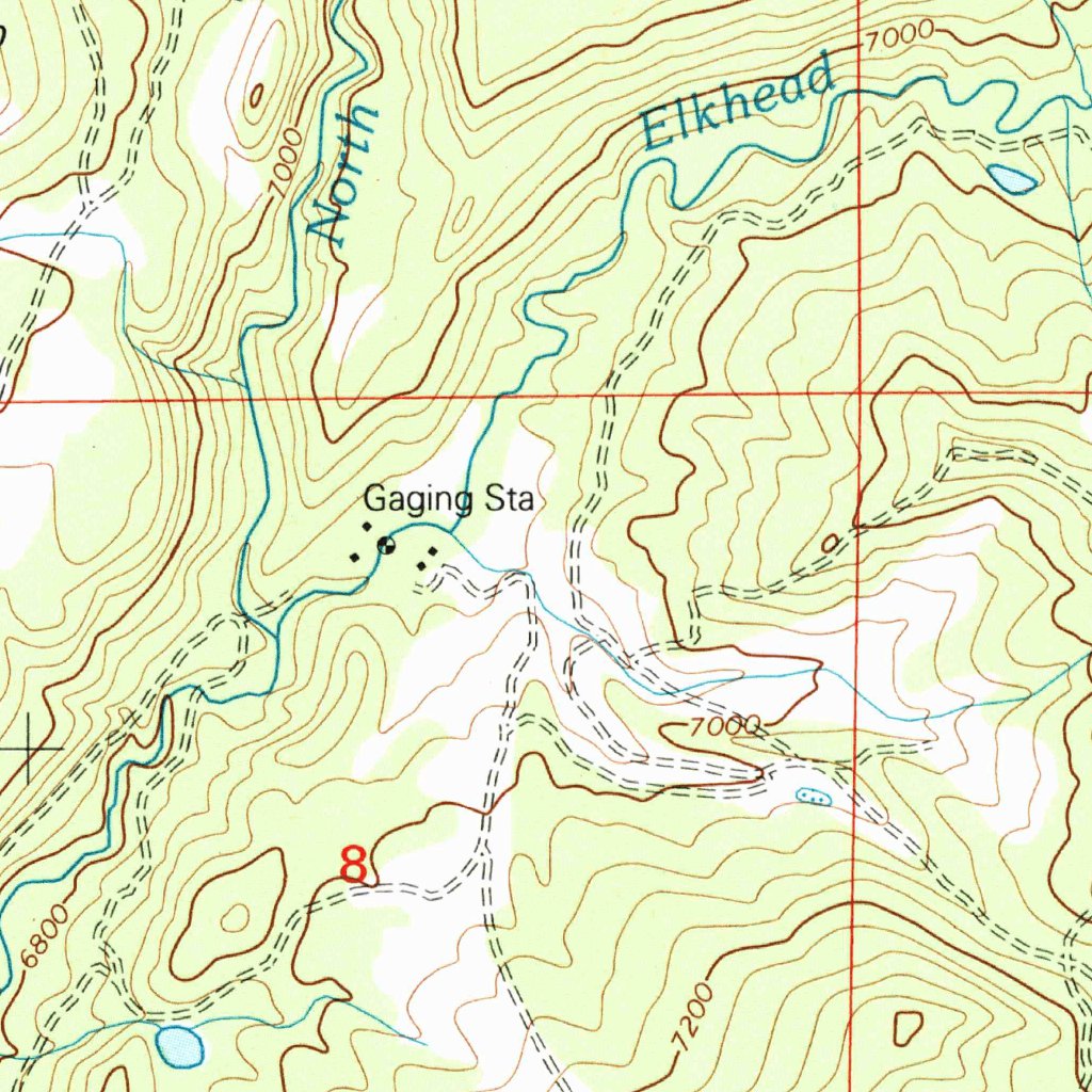 Slide Mountain, CO (2000, 24000-Scale) Map by United States Geological ...