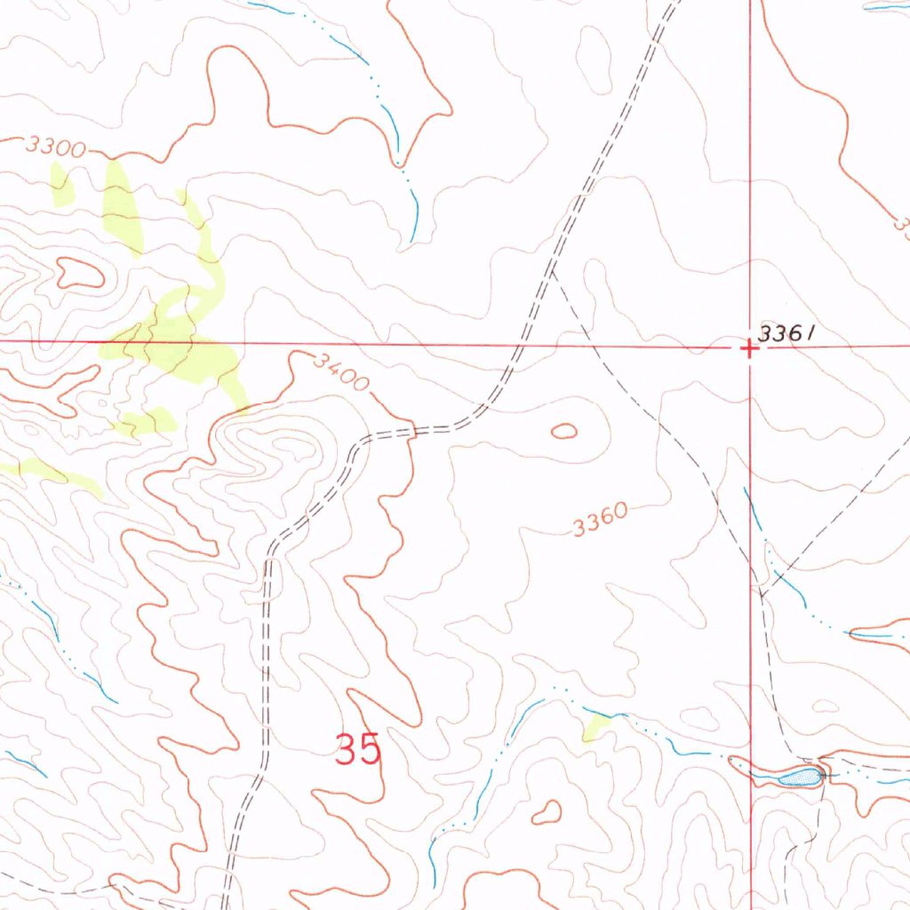 Slim Butte SW, SD-NE (1967, 24000-Scale) Map by United States ...
