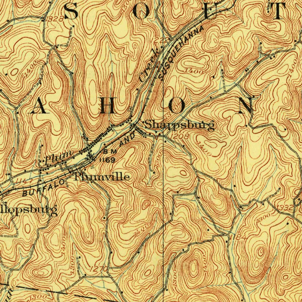 Smicksburg, PA (1909, 62500-Scale) Map by United States Geological ...