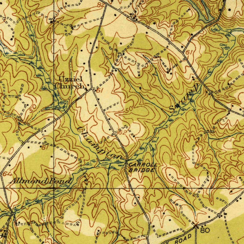Smithfield, VA (1919, 62500-Scale) Map by United States Geological ...