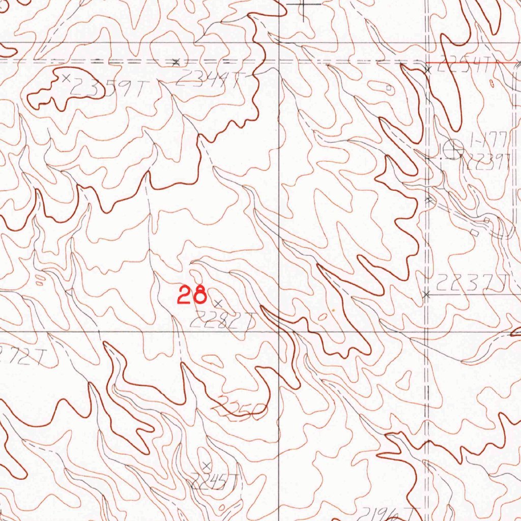 Smoke Creek SW, MT (1983, 24000-Scale) Map by United States Geological ...