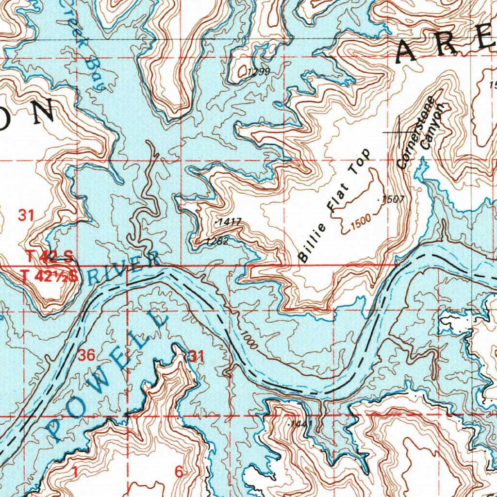 Smoky Mountain, UT-AZ (1985, 100000-Scale) Map by United States ...