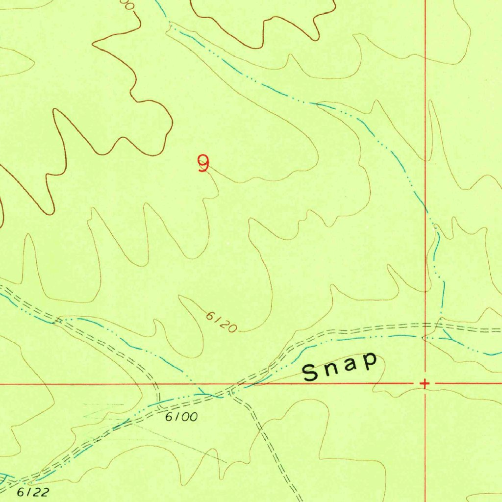 Snap Draw, AZ (1971, 24000-Scale) Map by United States Geological ...