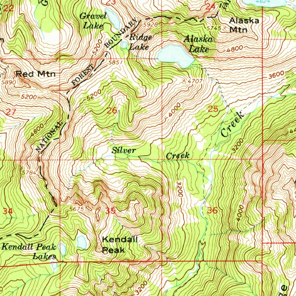 Snoqualmie Pass, WA (1961, 62500-Scale) Map by United States Geological ...