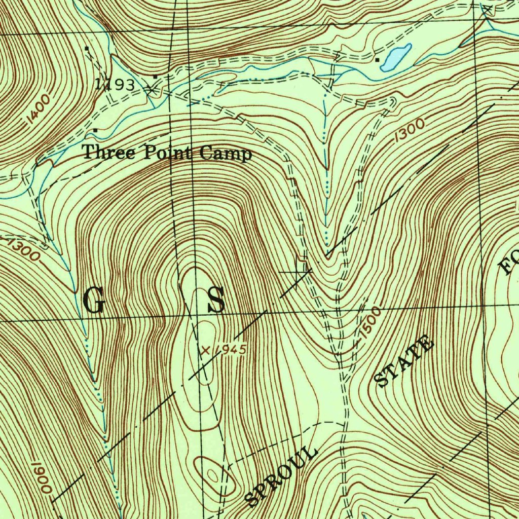 Snow Shoe SE, PA (1995, 24000-Scale) Map by United States Geological ...