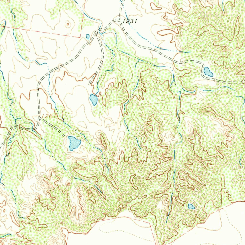 Soap Creek, TX (1966, 24000-Scale) Map by United States Geological ...