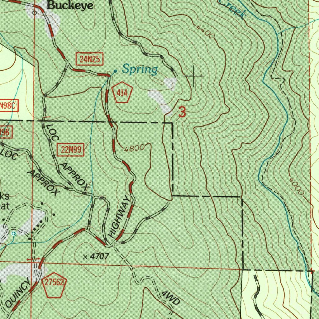 Soapstone Hill, CA (1994, 24000-Scale) Map by United States Geological ...