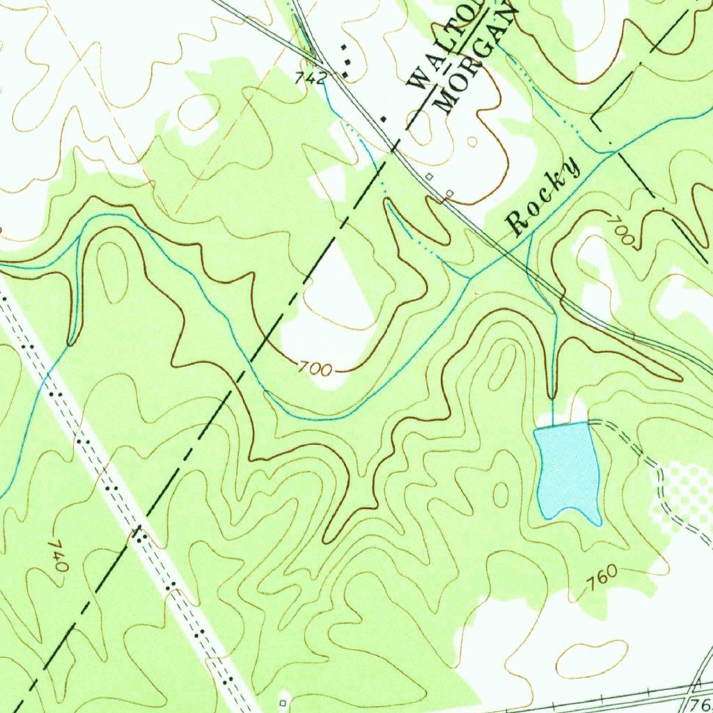 Social Circle, GA (1971, 24000-Scale) Map by United States Geological ...