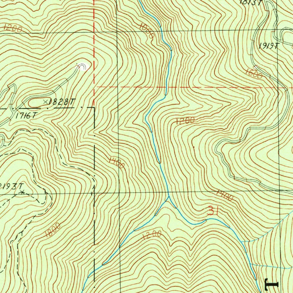 Soldier Camp Mountain, OR (1989, 24000-Scale) Map by United States ...