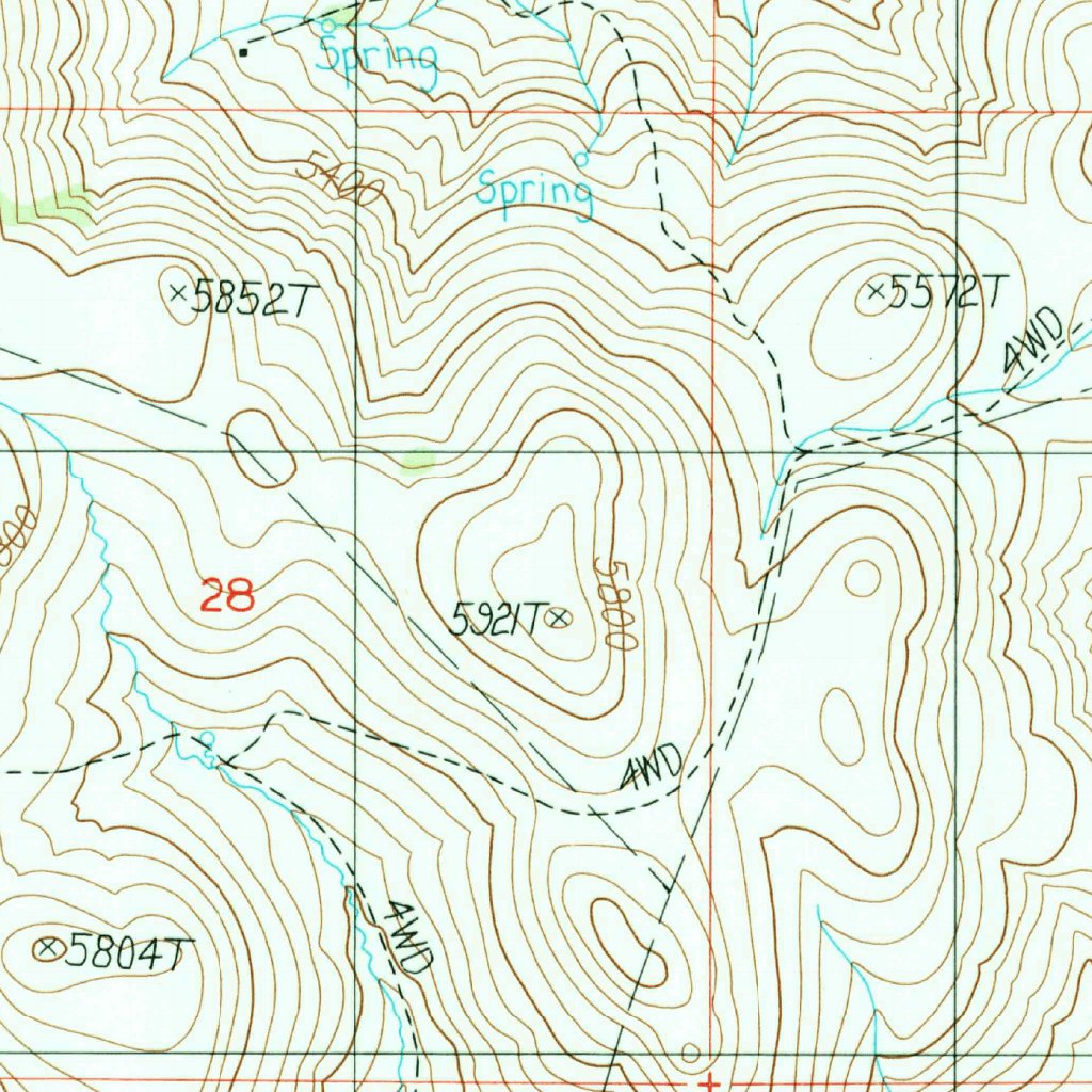 Soldier Cap, ID (1989, 24000-Scale) Map by United States Geological ...
