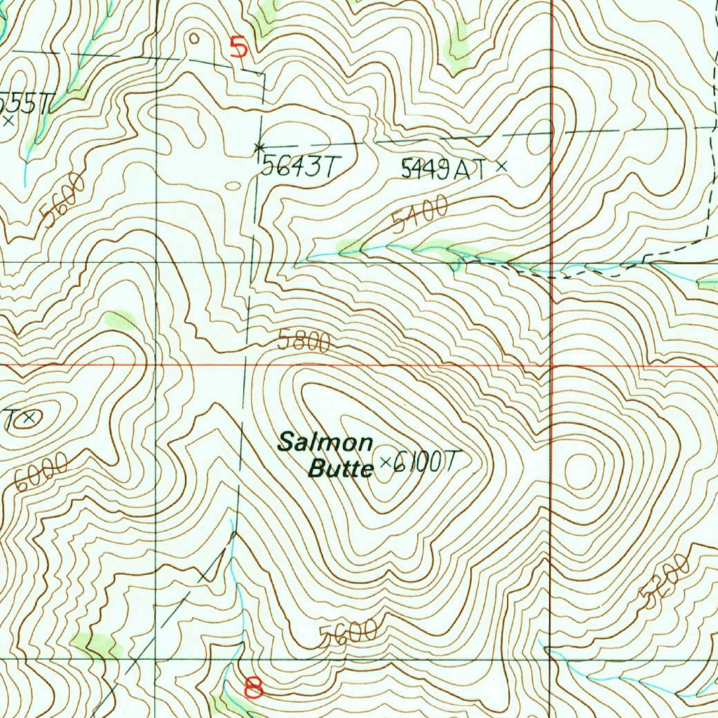 Soldier Cap, ID (1989, 24000-Scale) Map by United States Geological ...