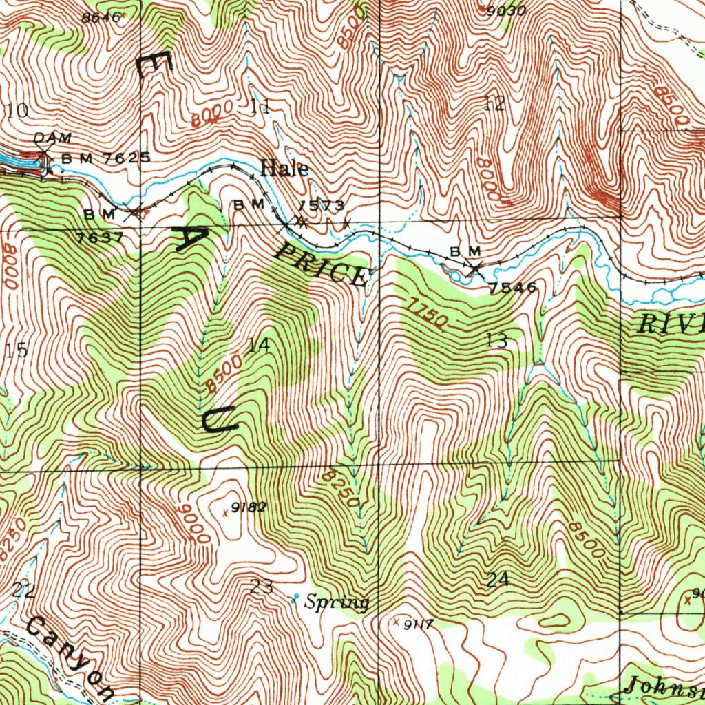 Soldier Summit, UT (1939, 62500-Scale) Map by United States Geological ...