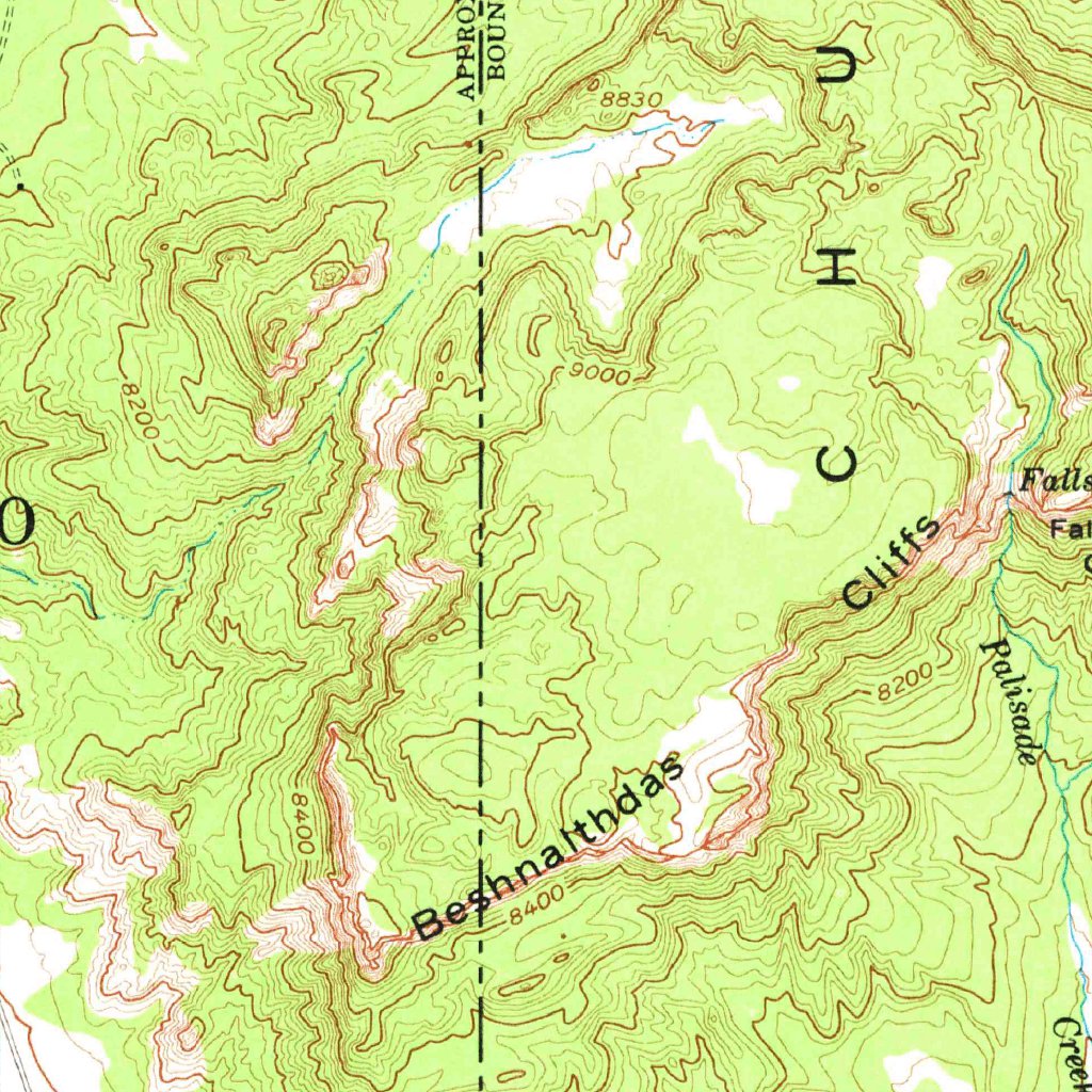 Sonsela Buttes, AZ-NM (1955, 62500-Scale) Map by United States ...