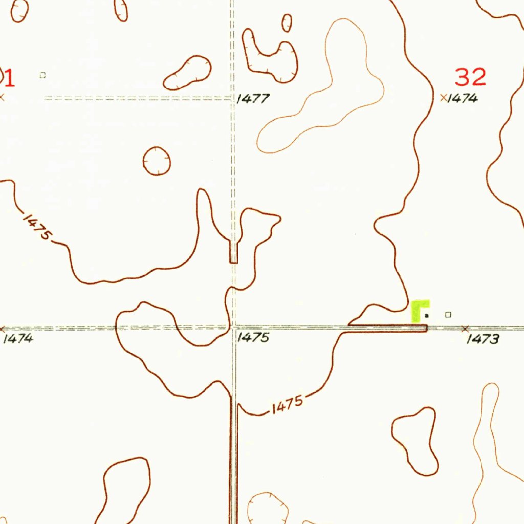 Souris SW, ND (1954, 24000-Scale) Map by United States Geological ...