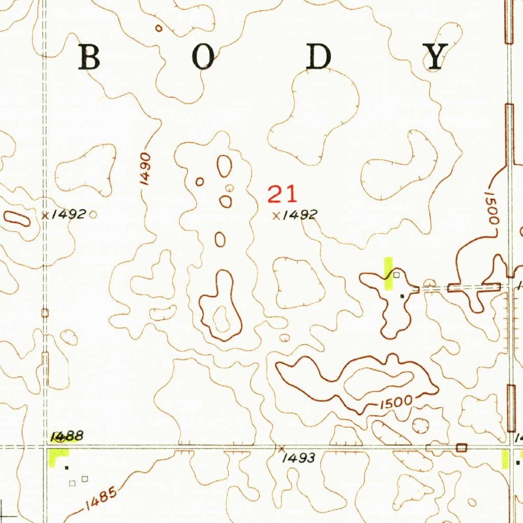 Souris SW, ND (1954, 24000-Scale) Map by United States Geological ...