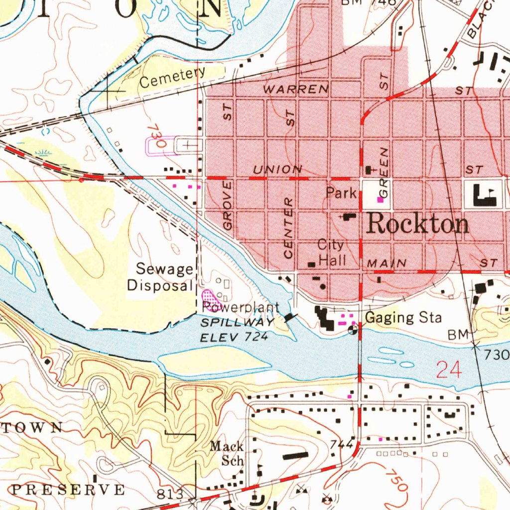 South Beloit, IL-WI (1971, 24000-Scale) Map by United States Geological ...