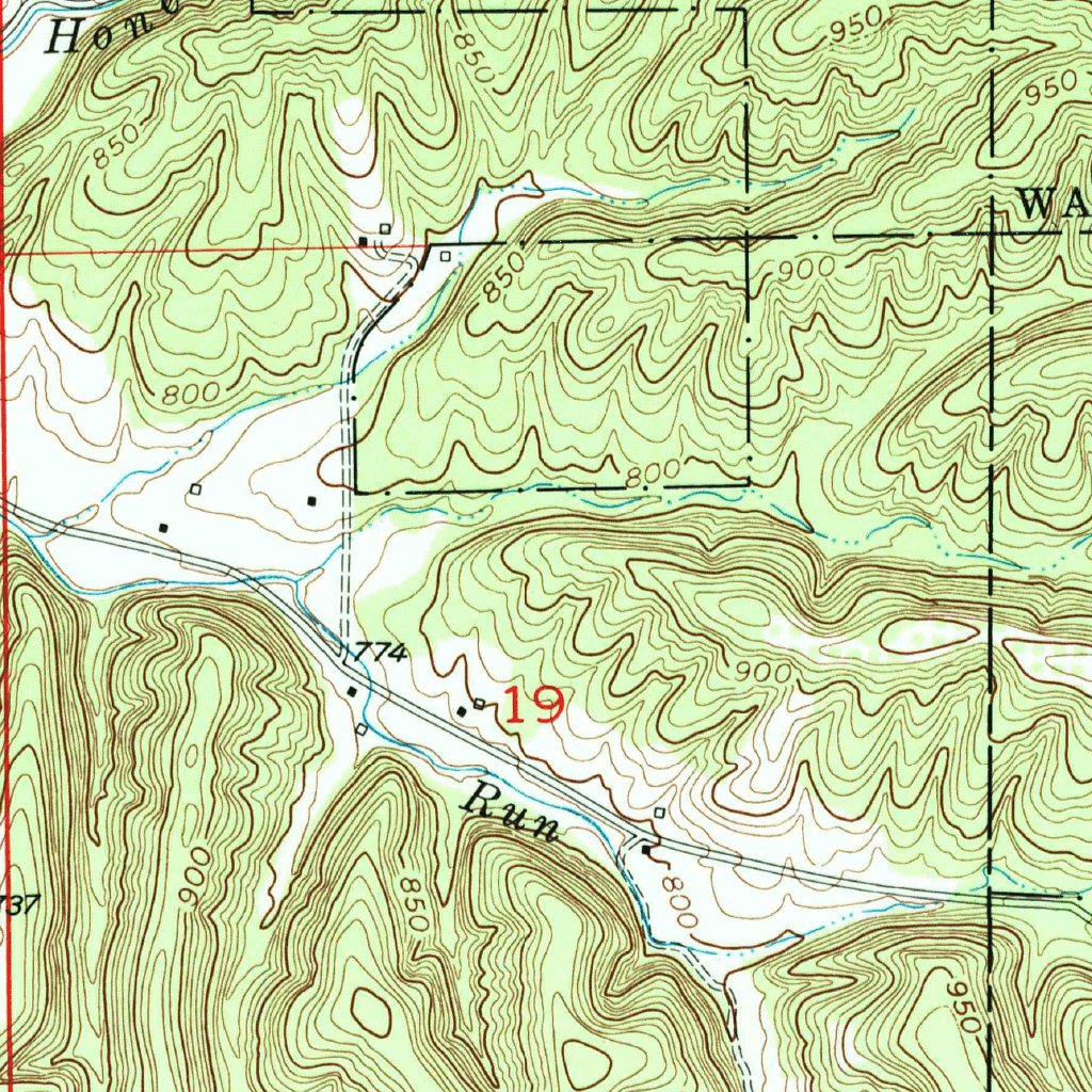 South Boston, IN (1955, 24000-Scale) Map by United States Geological ...