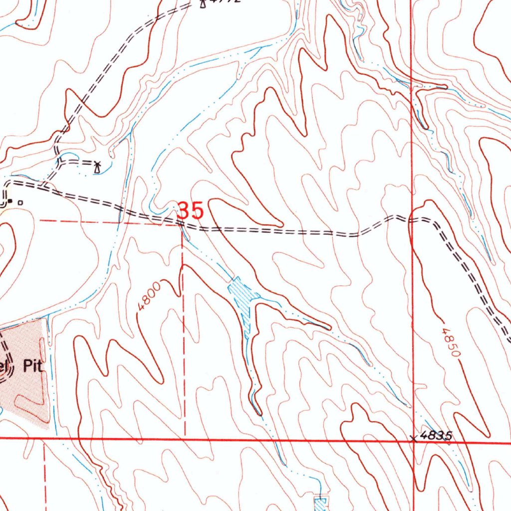 South Of Flagler Reservoir, CO (1979, 24000-Scale) Map by United States ...