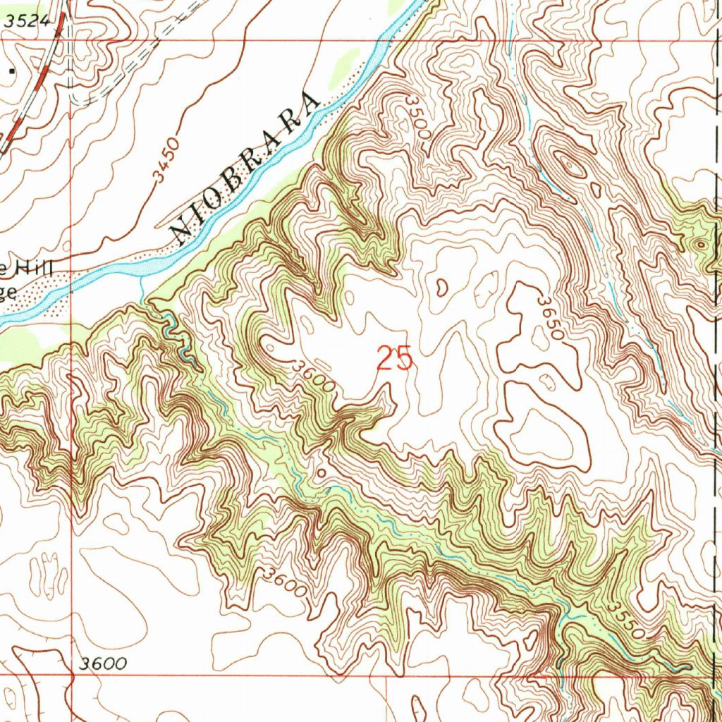 South Of Gordon, NE (1969, 24000-Scale) Map by United States Geological ...