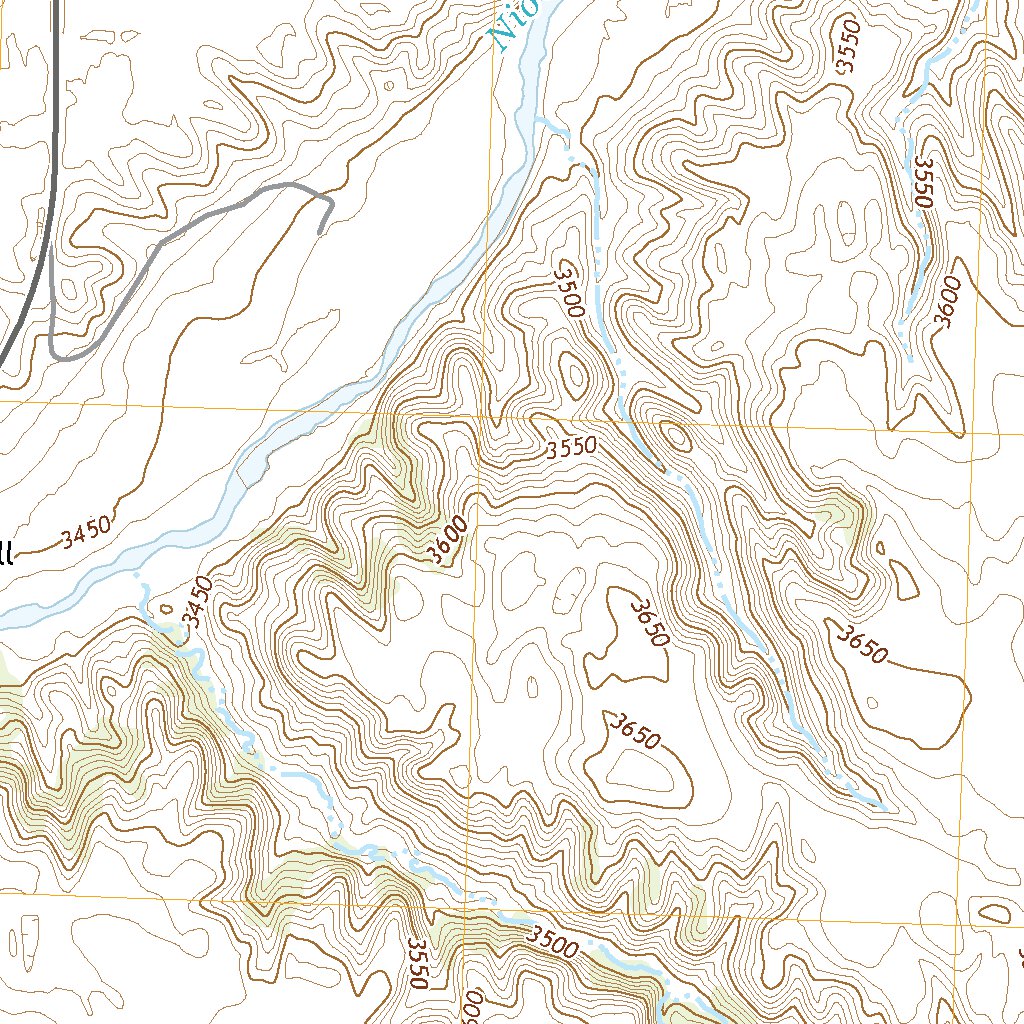 South of Gordon, NE (2021, 24000-Scale) Map by United States Geological ...