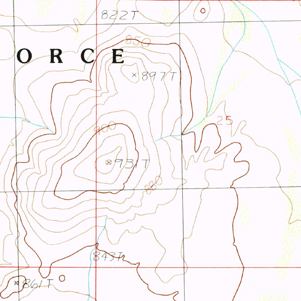 South Of Theba, AZ (1986, 24000-Scale) Map by United States Geological ...