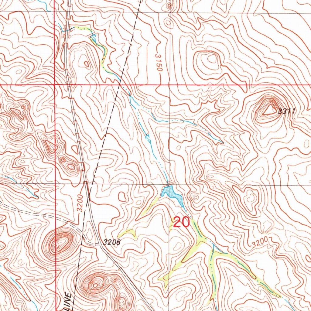 South Sandstone Reservoir, MT (1981, 24000-Scale) Map by United States ...