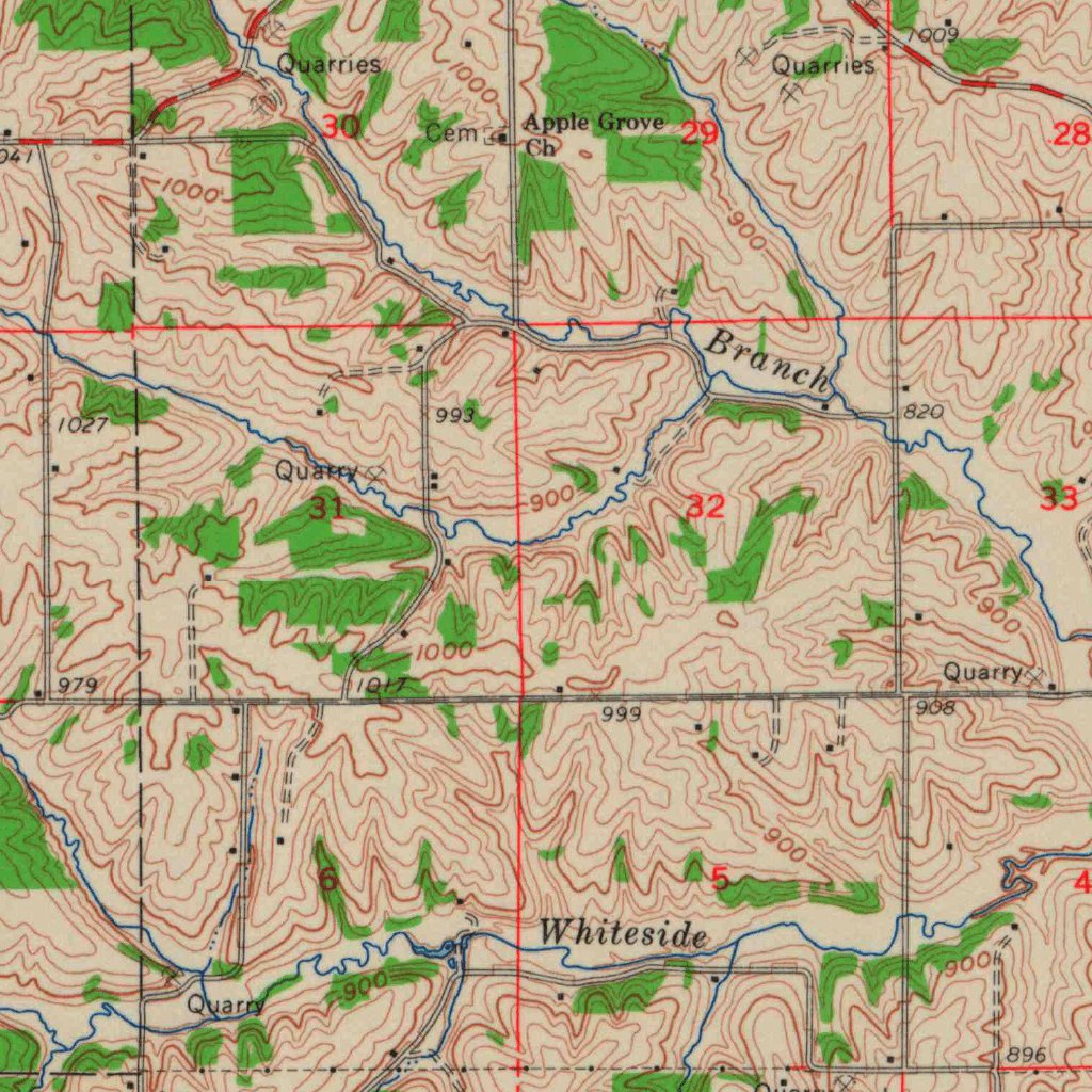 South Wayne, WI-IL (1962, 62500-Scale) Map by United States Geological ...