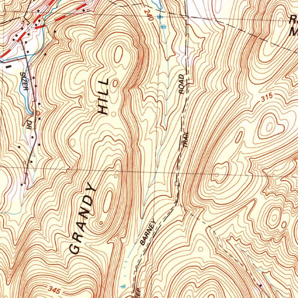 Southbridge, MA-CT (1982, 25000-Scale) Map by United States Geological ...