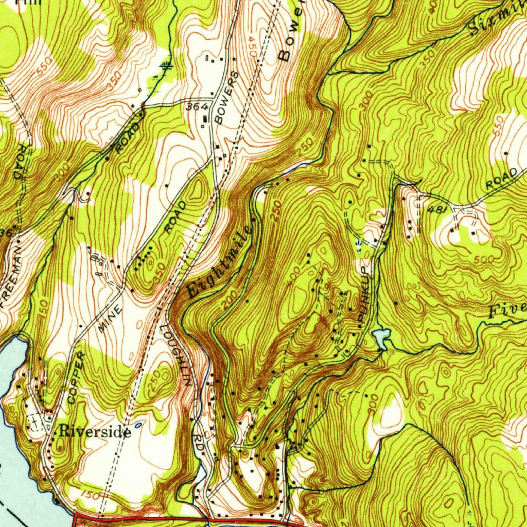 Southbury, CT (1953, 31680-Scale) Map by United States Geological ...