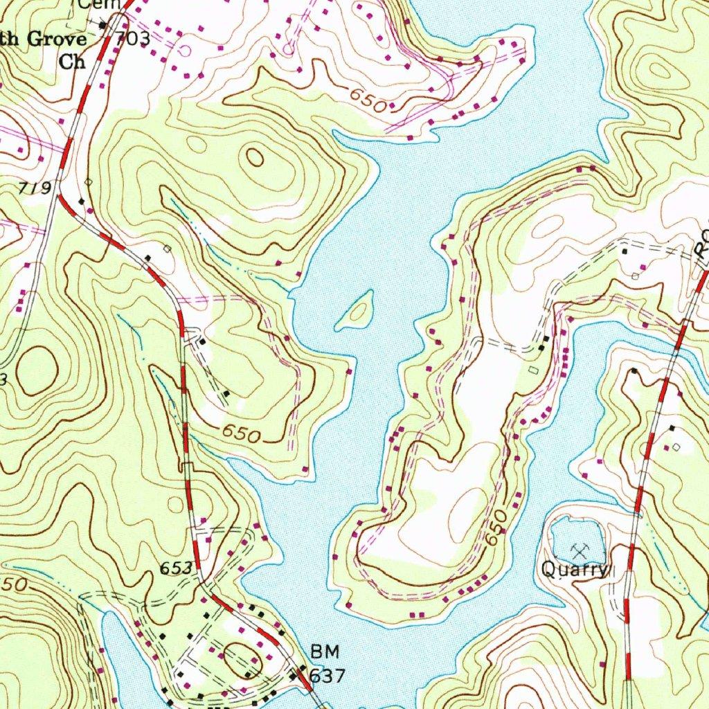 Southmont, NC (1962, 24000-Scale) Map by United States Geological ...