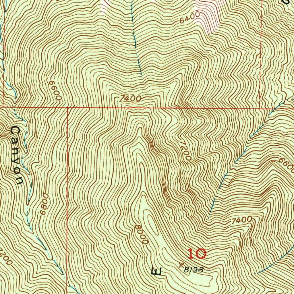 Spanish Fork Peak, UT (1949, 24000-Scale) Map by United States ...