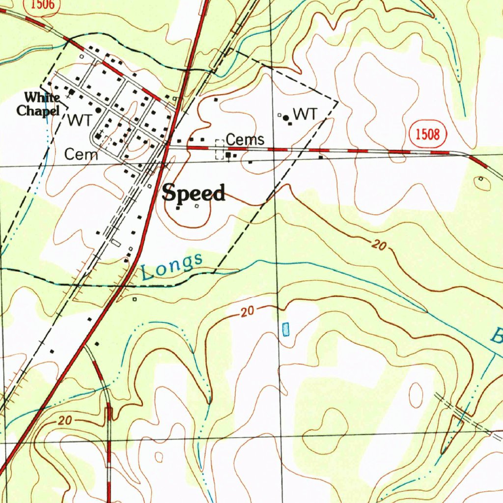 Speed, NC (1981, 24000-Scale) Map by United States Geological Survey ...