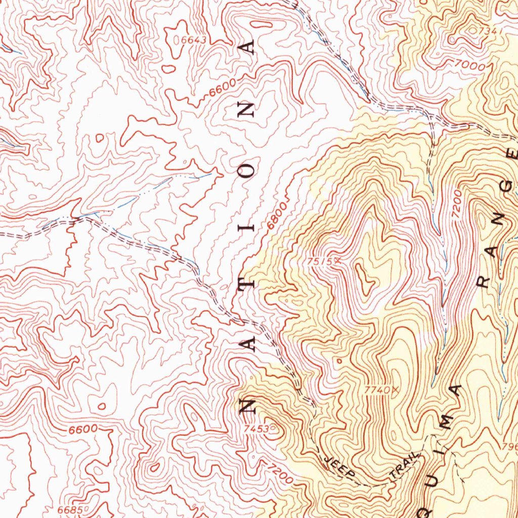 Spencer Hot Springs, NV (1960, 62500-Scale) Map by United States ...