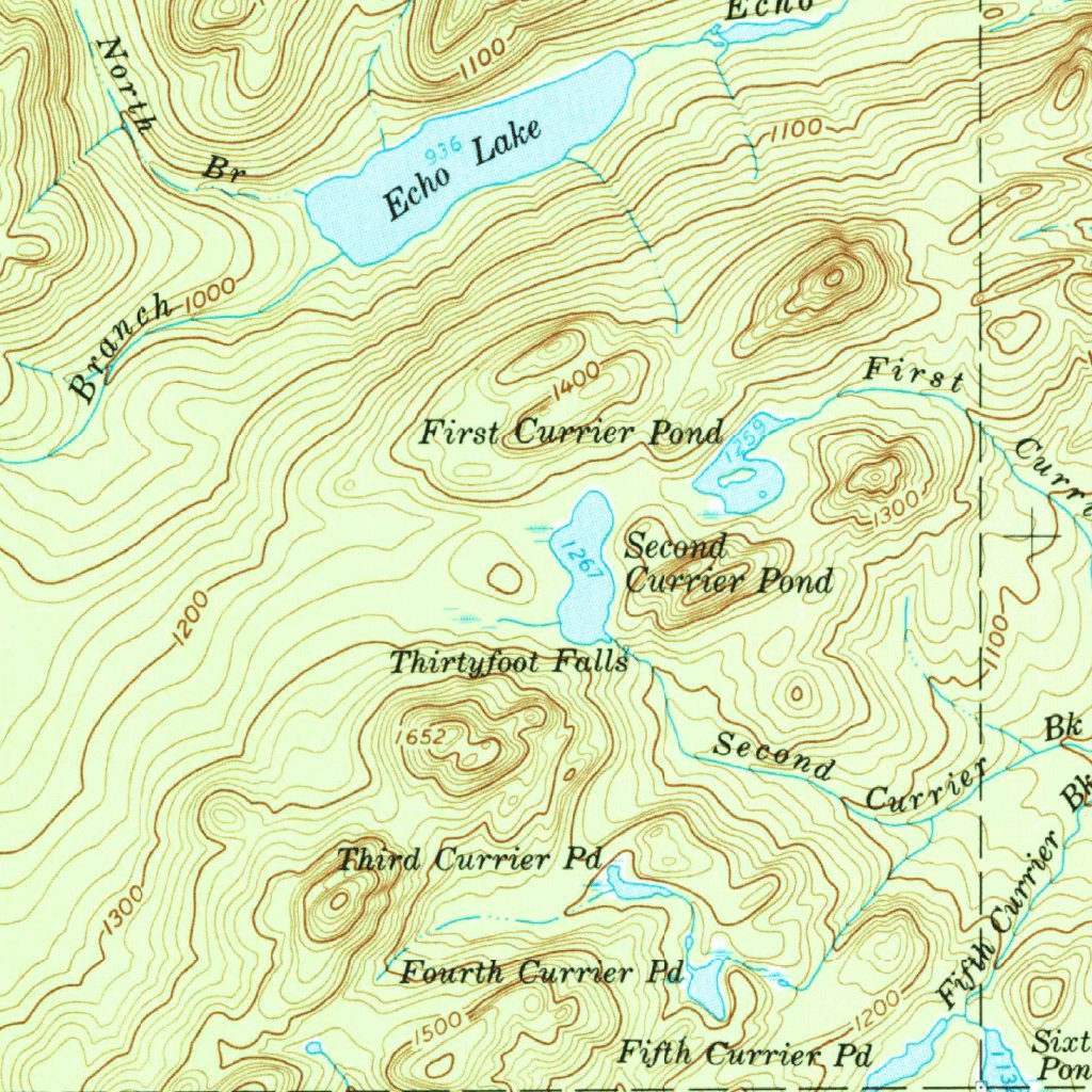 Spider Lake, ME (1961, 62500-Scale) Map by United States Geological ...